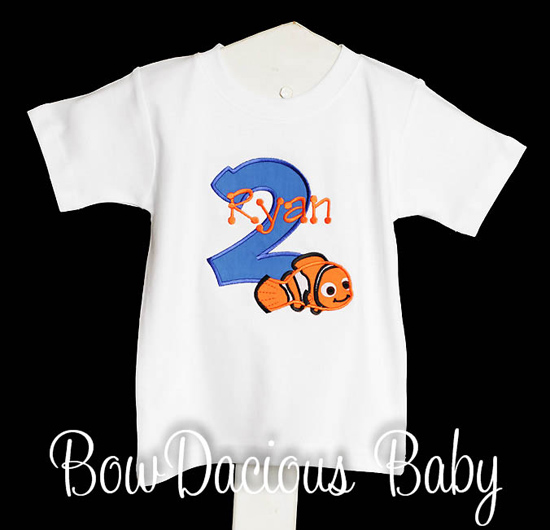 Nemo Birthday Shirt, Personalized Nemo Birthday Shirt, Nemo Birthday ...
